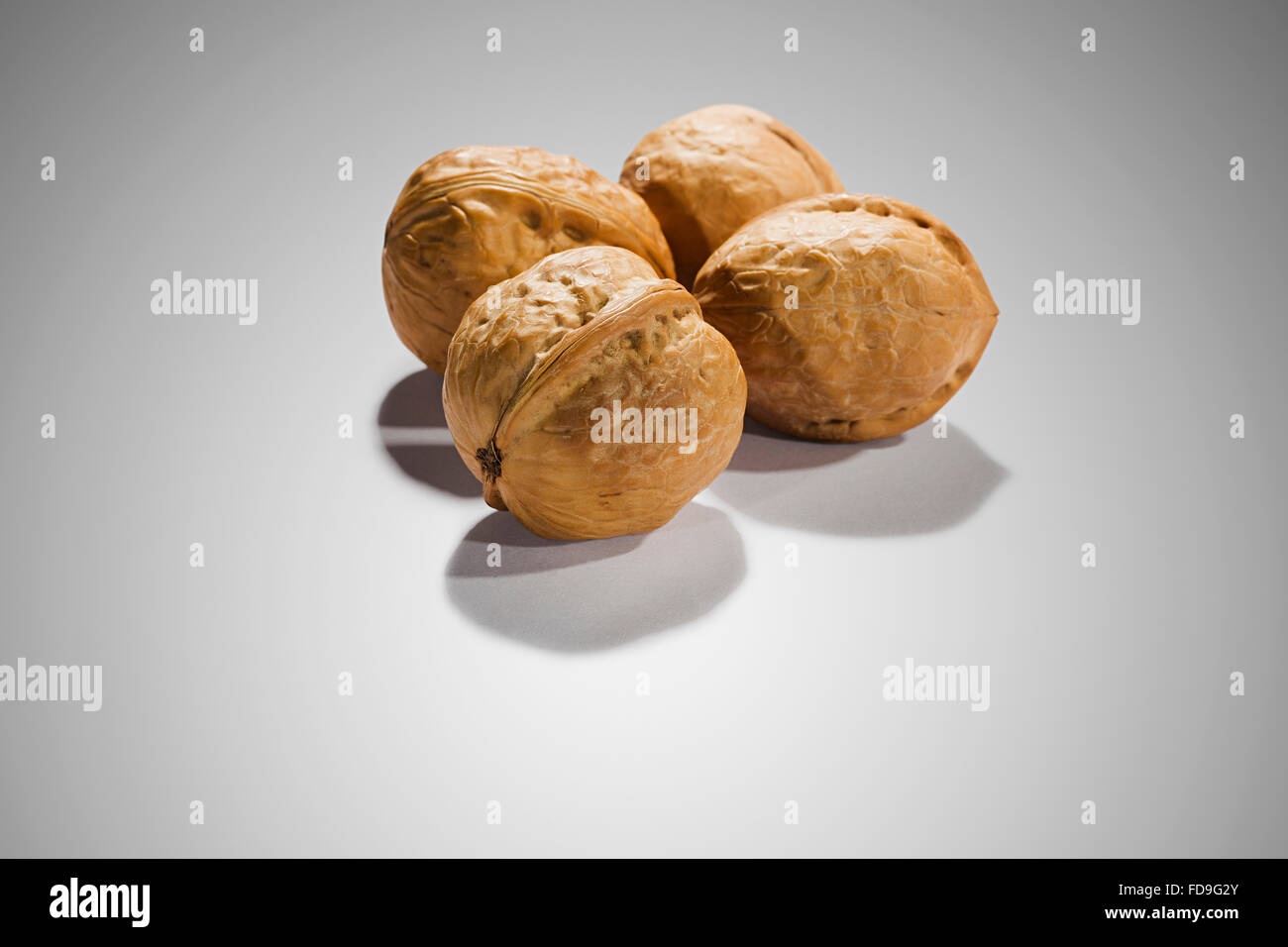 Walnut Dry-fruit Health Nobody Stock Photo - Alamy