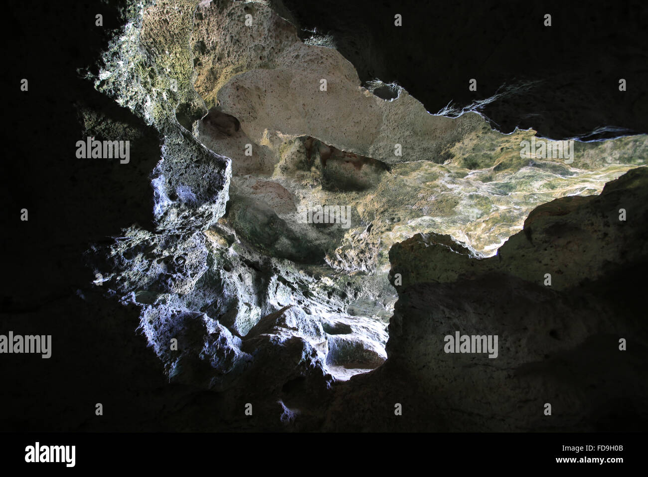 Cave Bahamas North America Stock Photo - Alamy