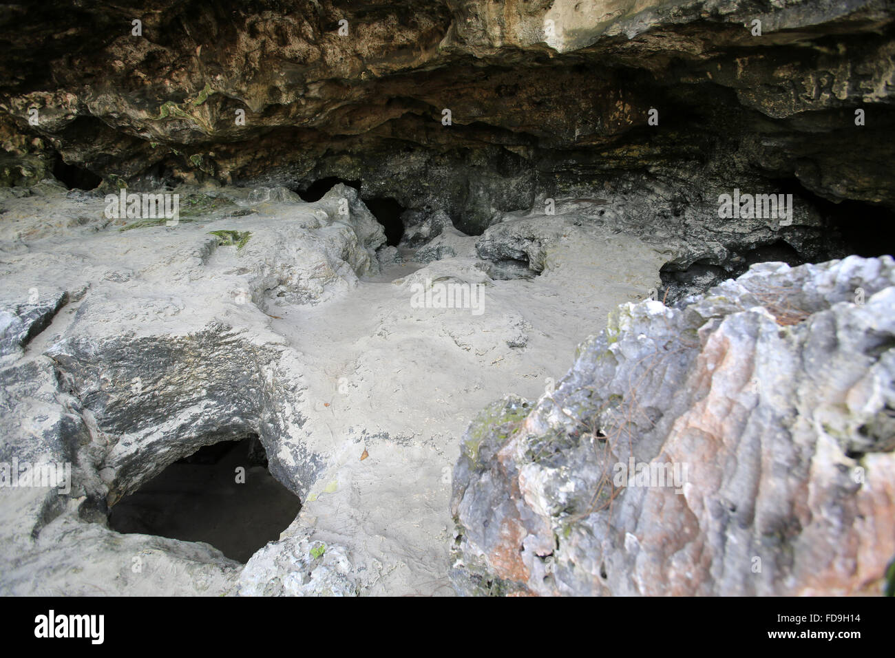 Cave Bahamas North America Stock Photo - Alamy