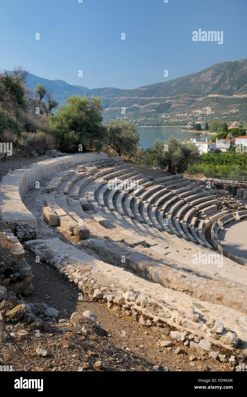 Small (little) theatre of Ancient Epidaurus (Epidavros), Argolis ...