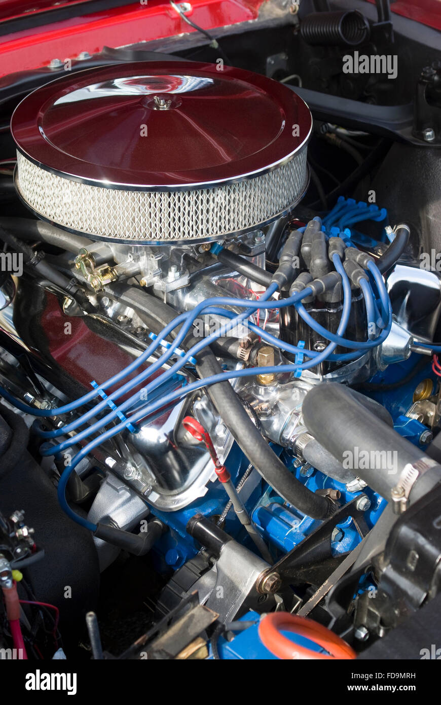 Close up of a vintage car engine Stock Photo - Alamy