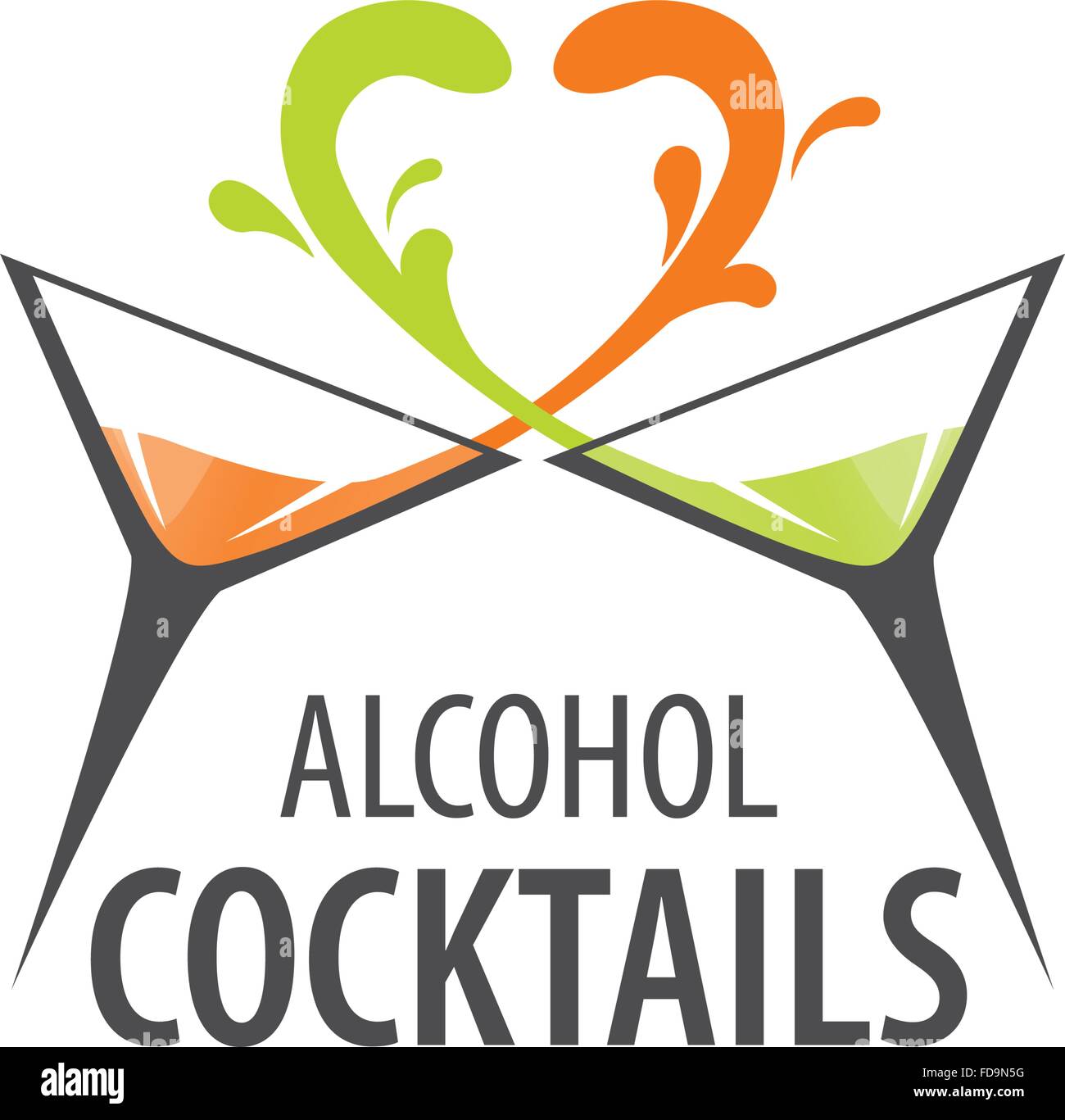 alcoholic cocktails logo Stock Vector Image & Art - Alamy