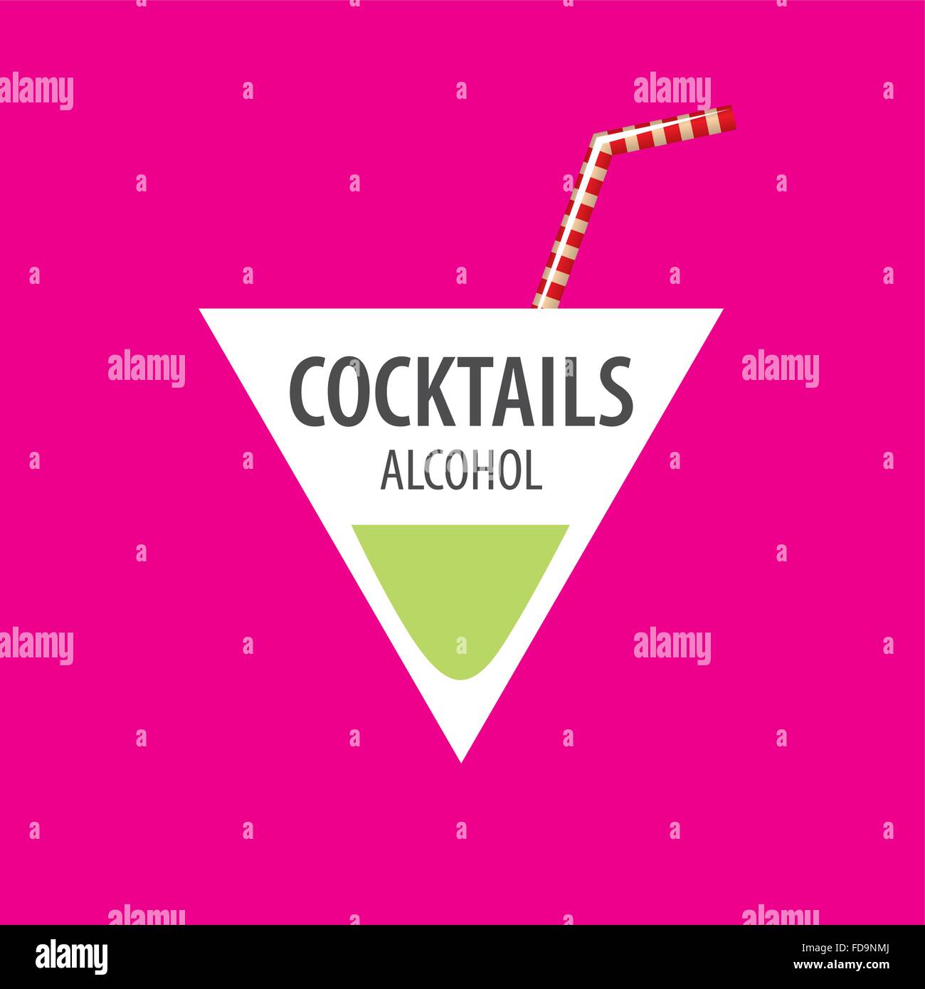 alcoholic cocktails logo Stock Vector Image & Art - Alamy
