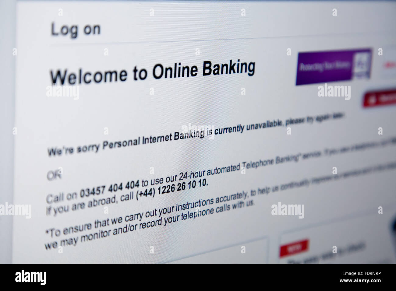 Online banking screenshot hi-res stock photography and images - Alamy