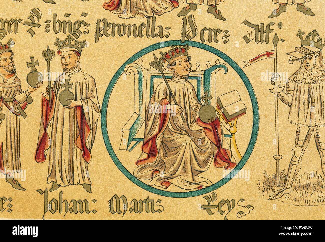 Martin of Aragon The Humane (1356-1410). King of Aragon, Valencia and ...