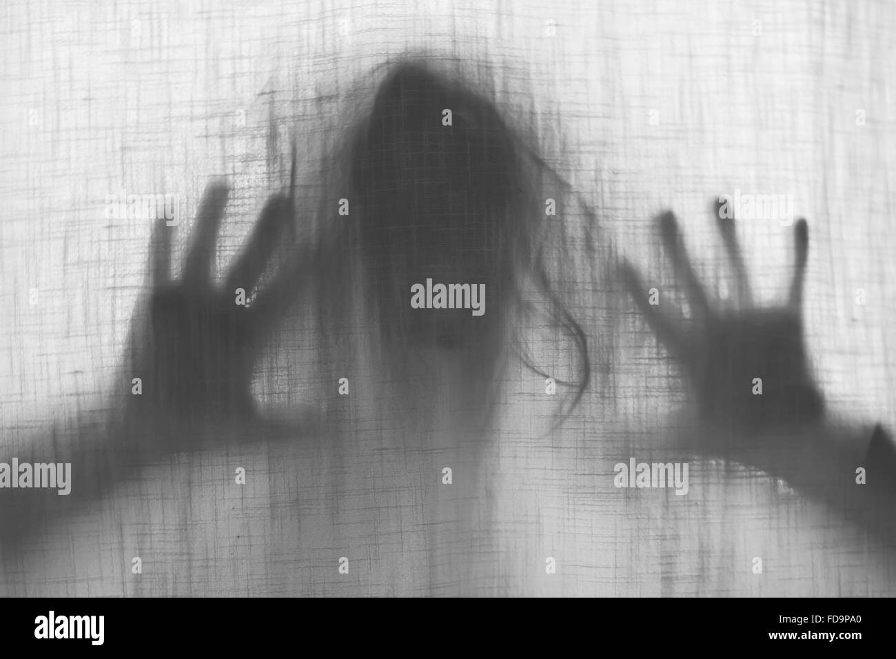 Scary Black and White Stock Photos & Images - Alamy