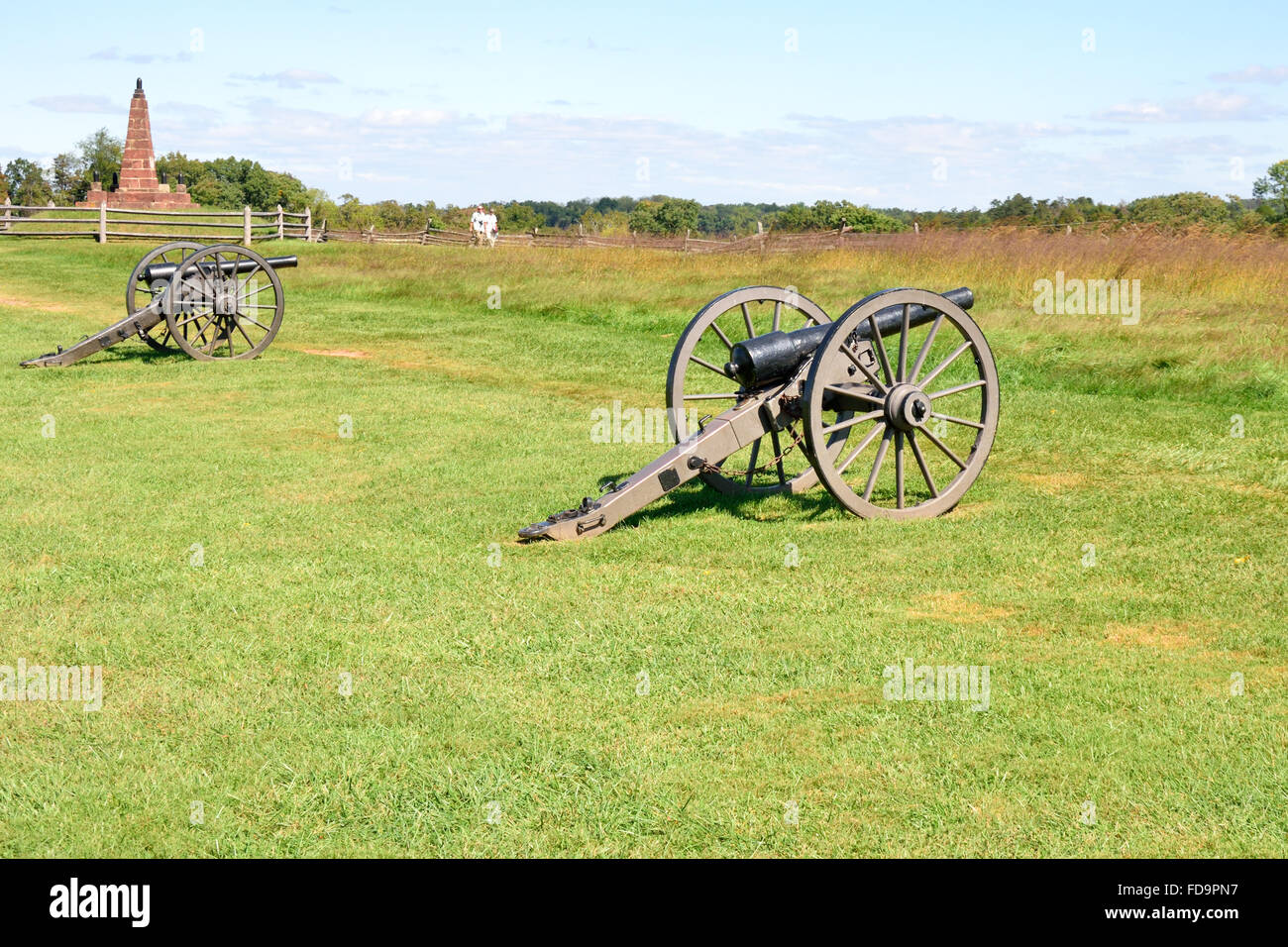 Union Cannon, First Manassas Battlefield Stock Photo - Alamy