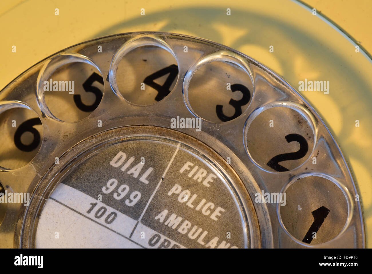 old style rotary dial telephone Stock Photo - Alamy