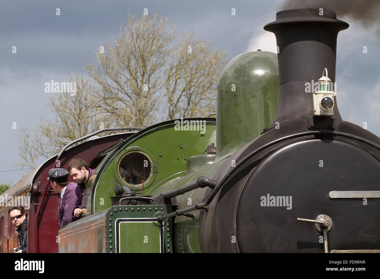 Lambton tank loco No.29 working a passenger train on the Great Central ...