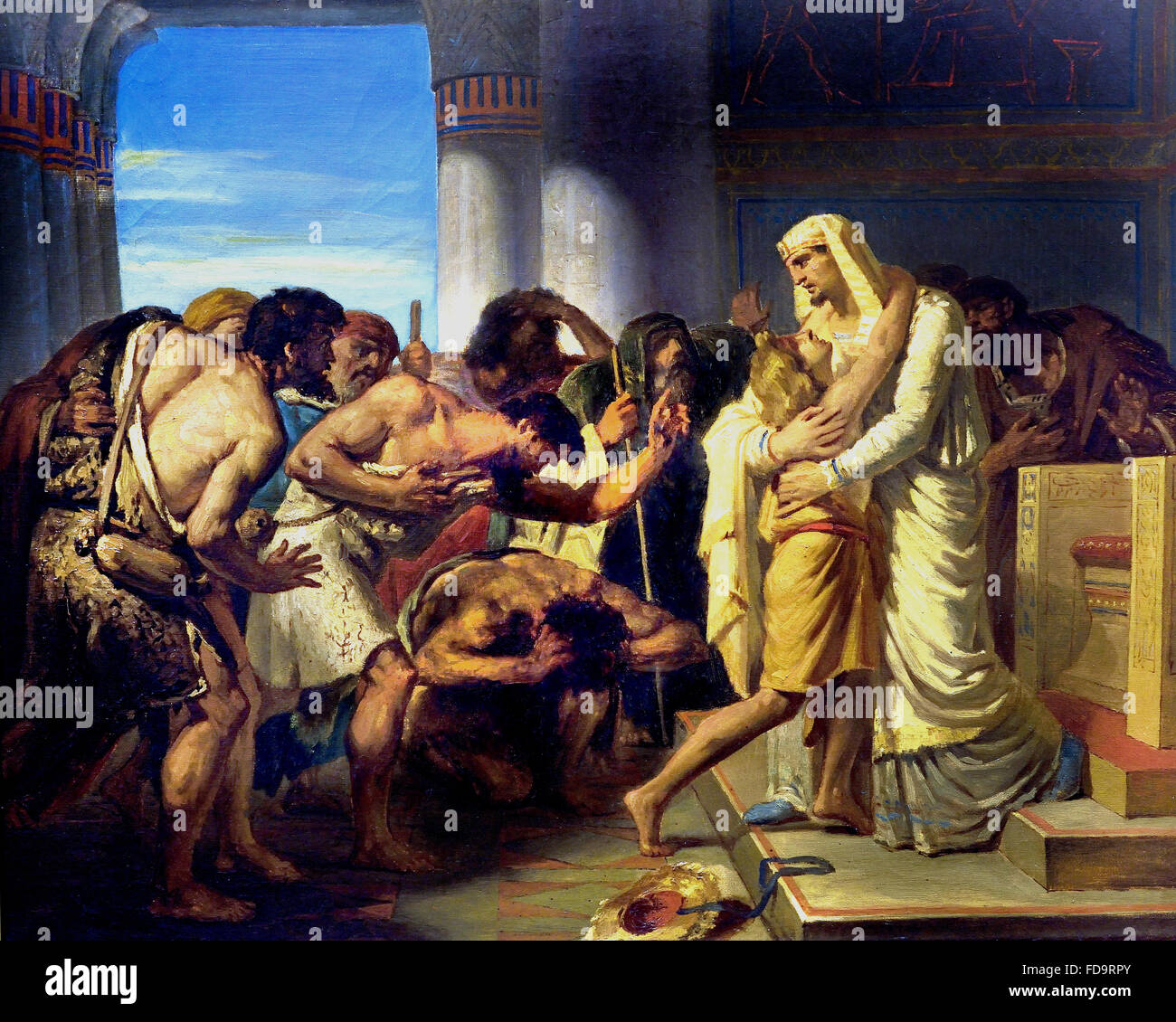 Joseph Is Recognize By His Brothers By Joseph Fortune Hi res Stock joseph-is-recognize-by-his-brothers-by-joseph-fortune-hi-res-stock
