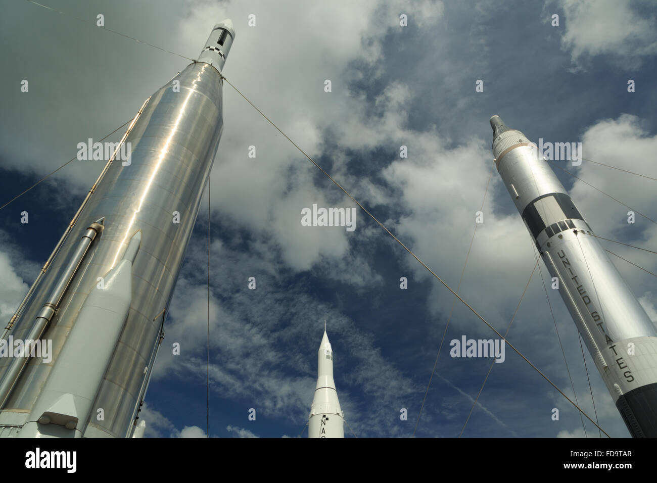A photograph of some rockets at Kennedy Space Center (KSC) Visitor ...