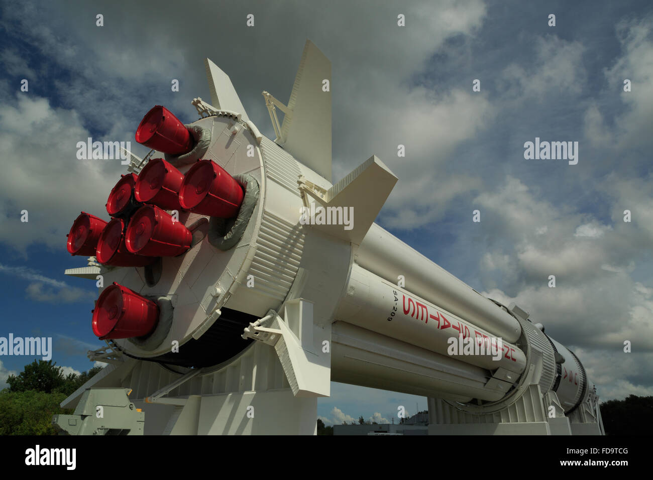 A photograph of a rocket at Kennedy Space Center (KSC) Visitor Complex ...