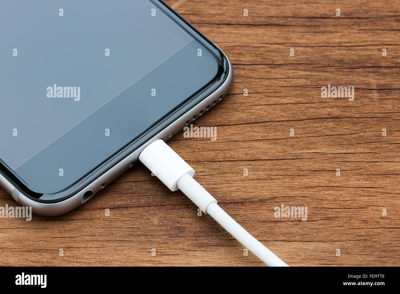 closeup usb connect to phone Stock Photo - Alamy