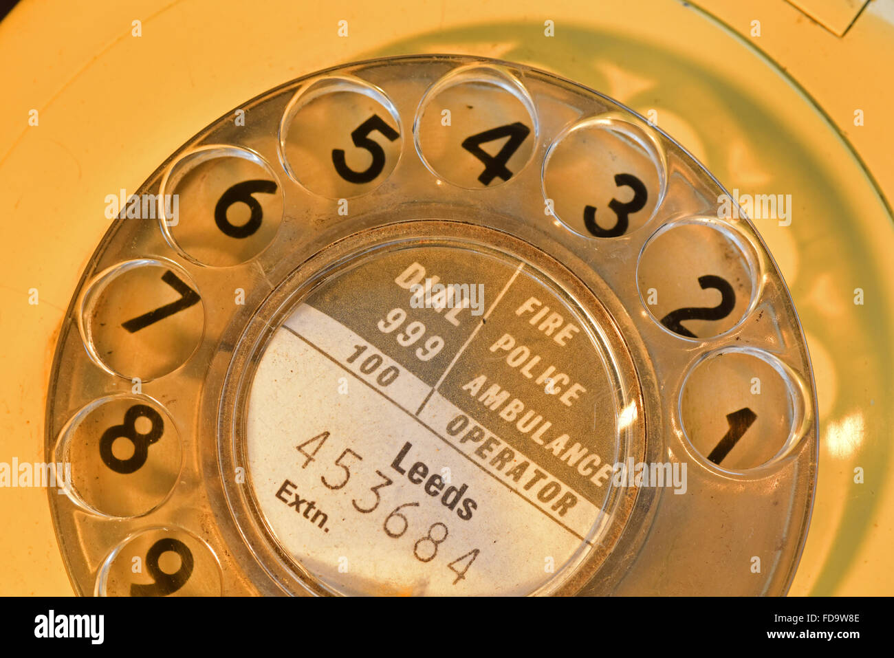 old style rotary dial telephone Stock Photo - Alamy