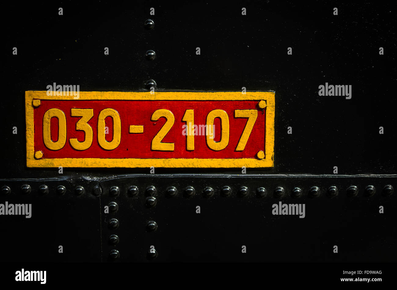 Old plate train hi-res stock photography and images - Alamy