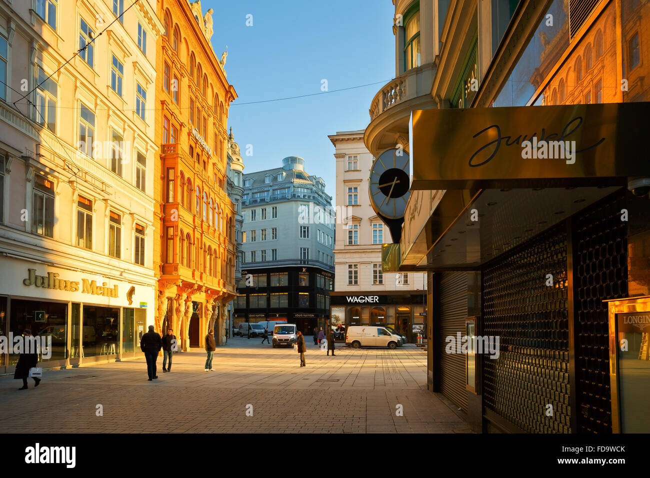 Kohlmarkt historic street in hi-res stock photography and images - Alamy