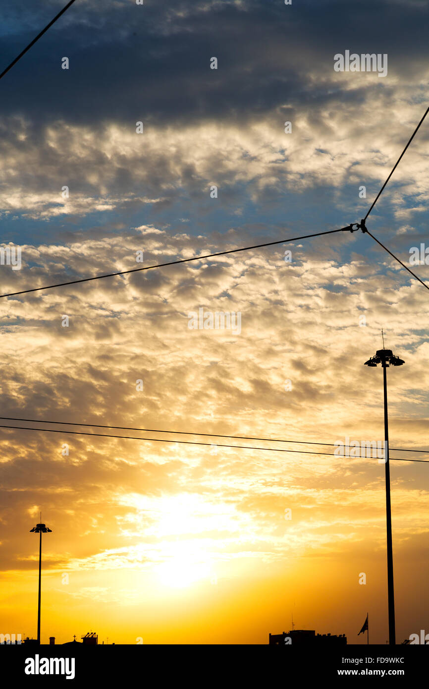 in the sky of world cloudy fluffy cloudscape Stock Photo - Alamy
