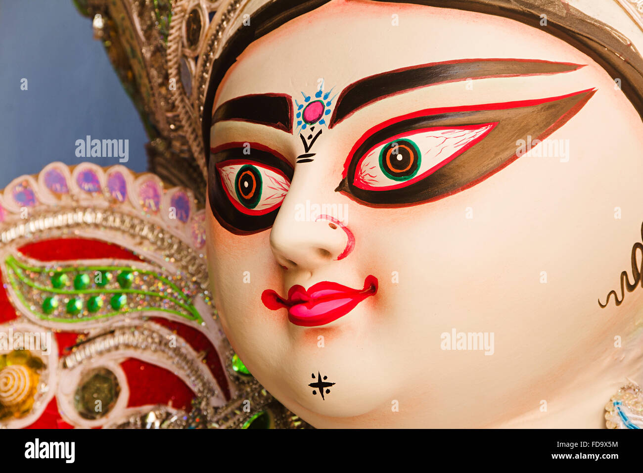 Durga face hi-res stock photography and images - Alamy