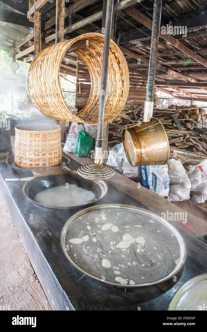 Manufacture of coconut oil Stock Photo - Alamy