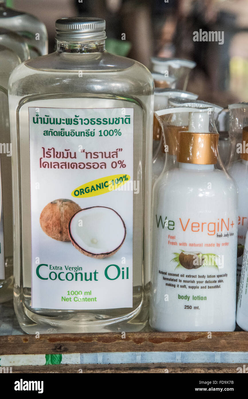 Coconut oil products hi-res stock photography and images - Alamy