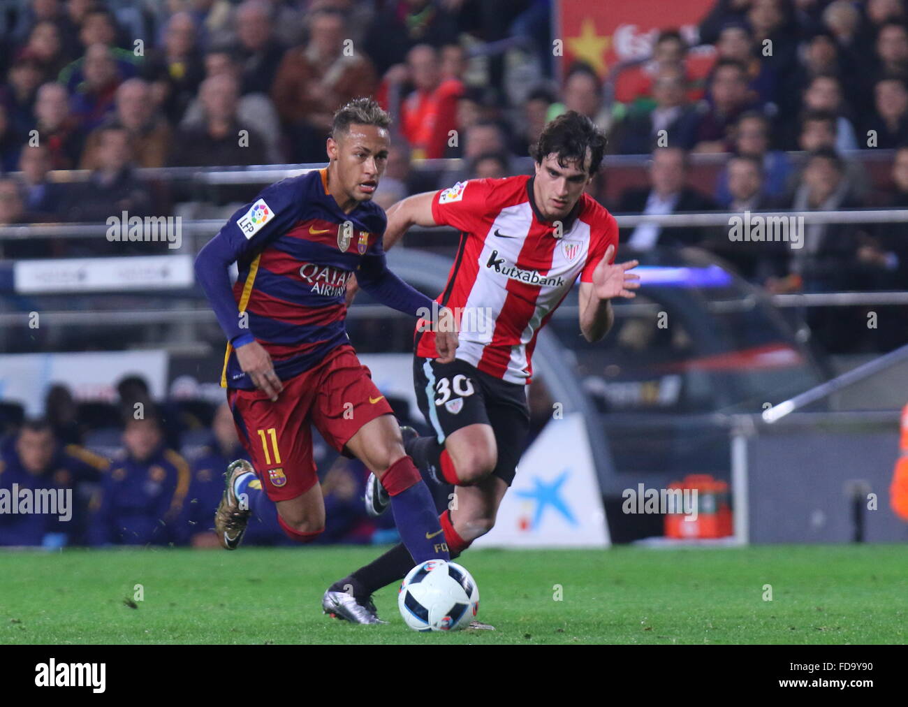 Camp Nou, Barcelona, Spain. 27th Jan, 2016. Copa del Rey Quarter Final ...