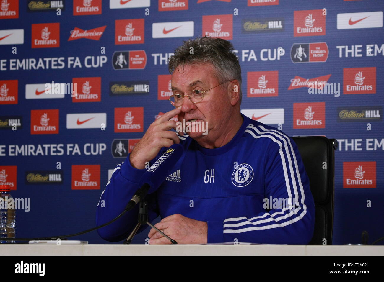 Guus Hiddink, Chelsea Football Club Manager Stock Photo - Alamy