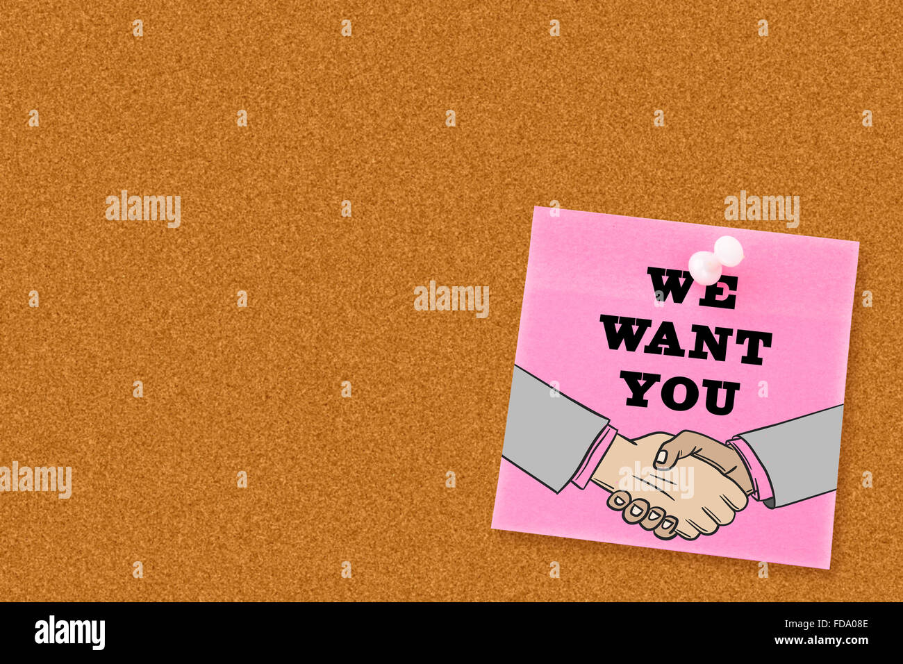 Composite image of we want you Stock Photo - Alamy