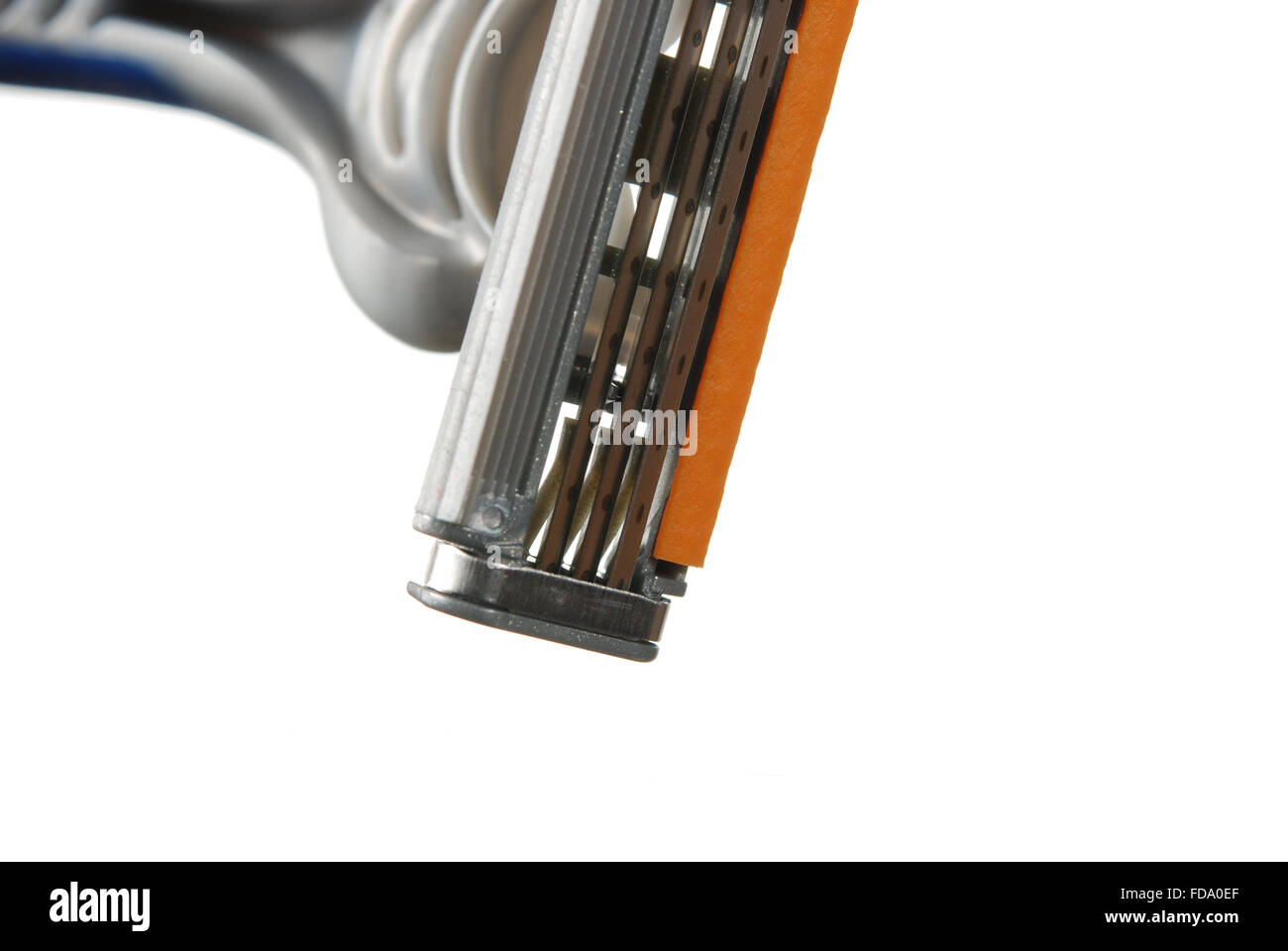 The part of the razor is isolated on a white background Stock Photo - Alamy