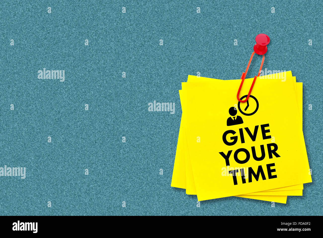 Composite image of give your time Stock Photo - Alamy