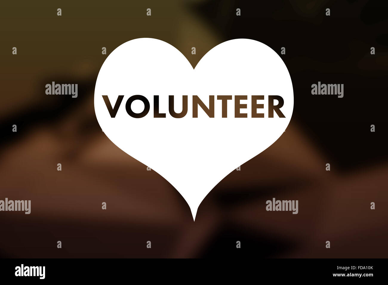 Volunteer design hi-res stock photography and images - Alamy