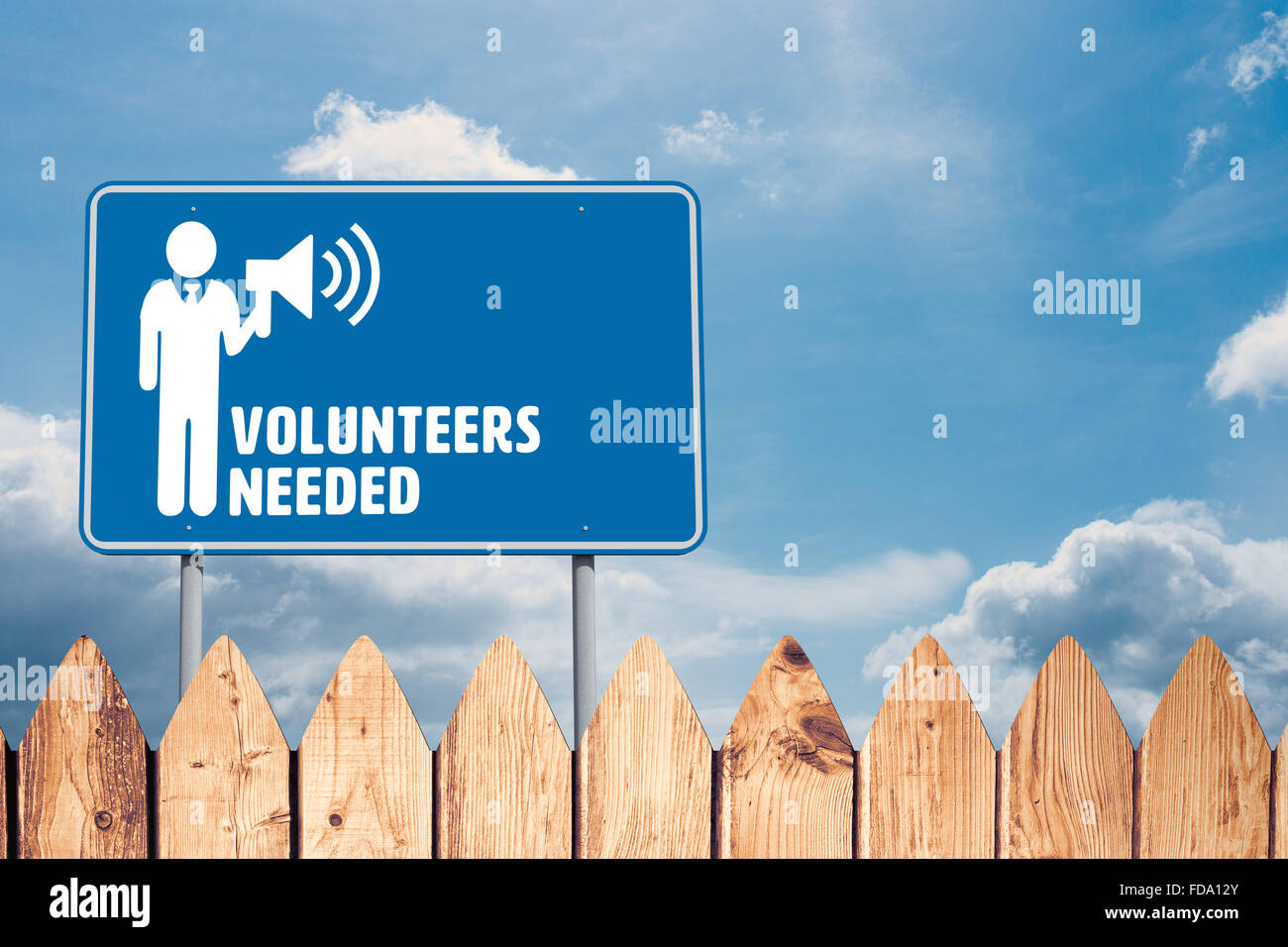 Volunteers road sign hi-res stock photography and images - Alamy