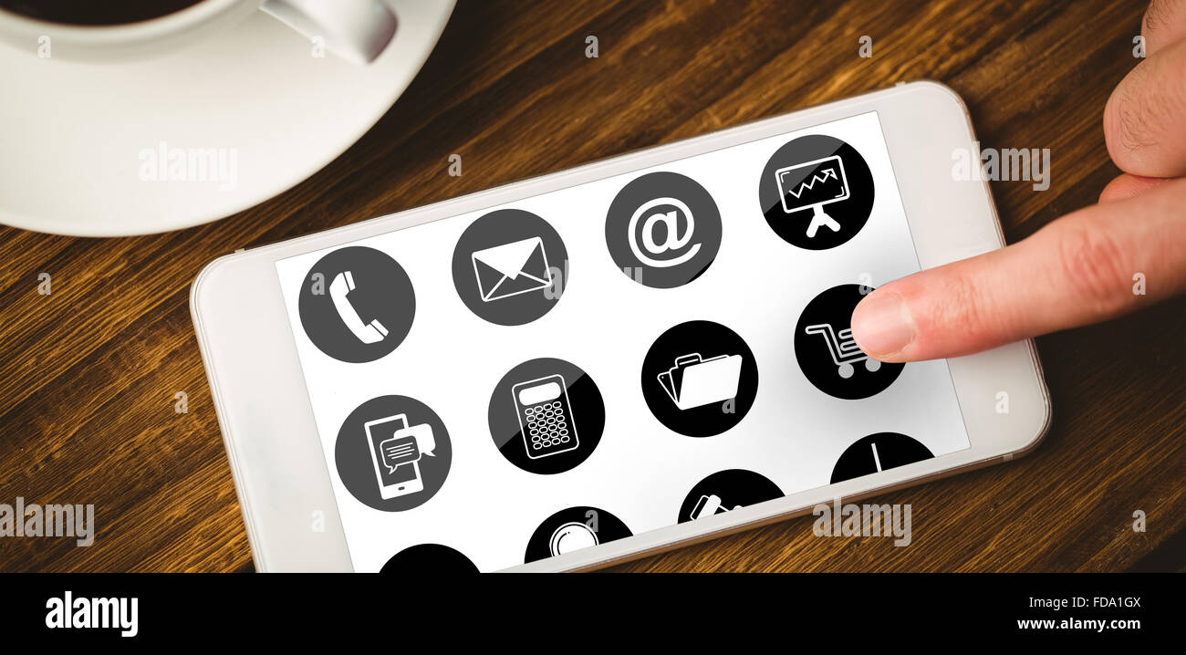 Mobile computer apps icon hi-res stock photography and images - Alamy