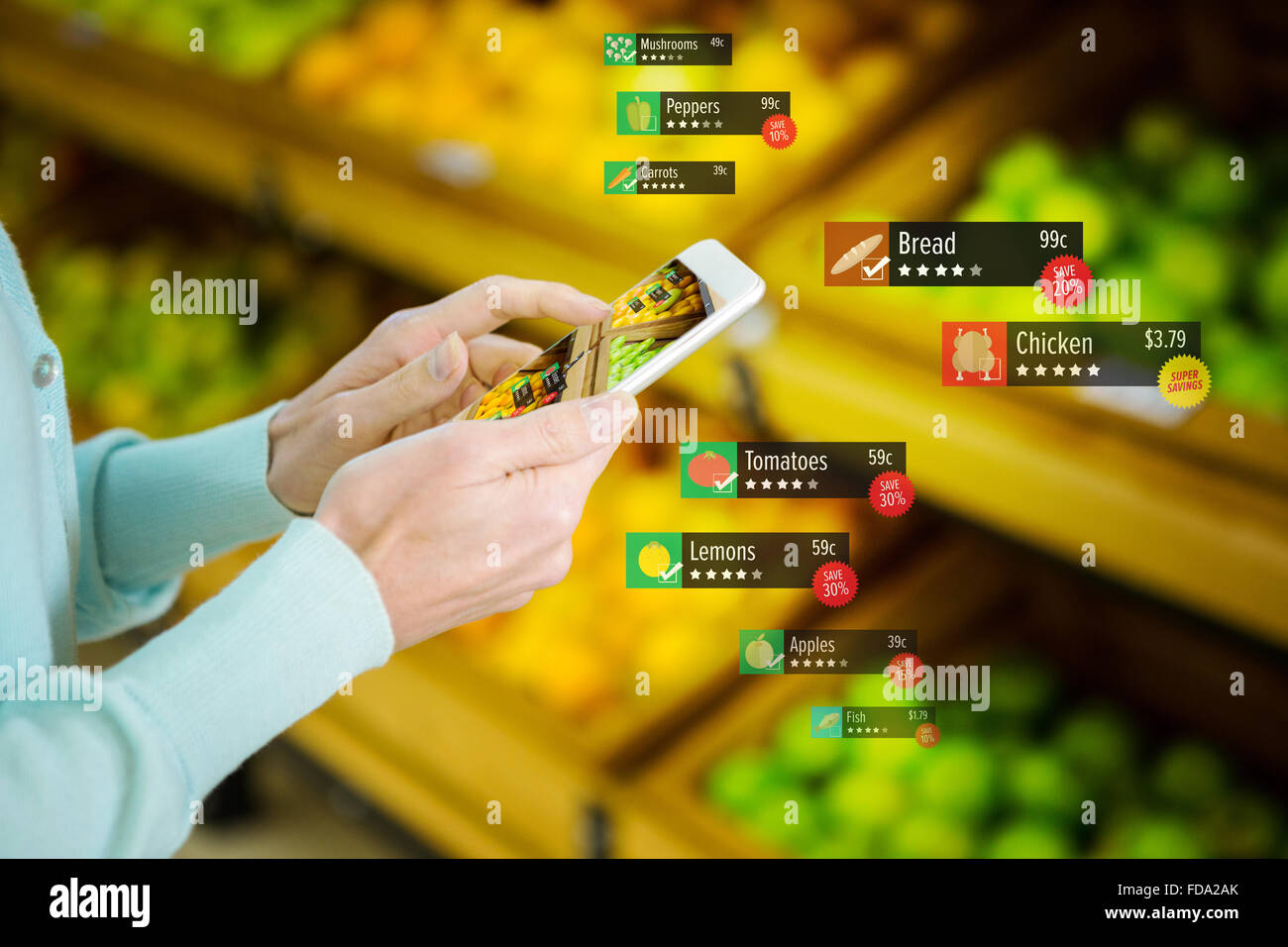 Supermarket price tag hi-res stock photography and images - Alamy