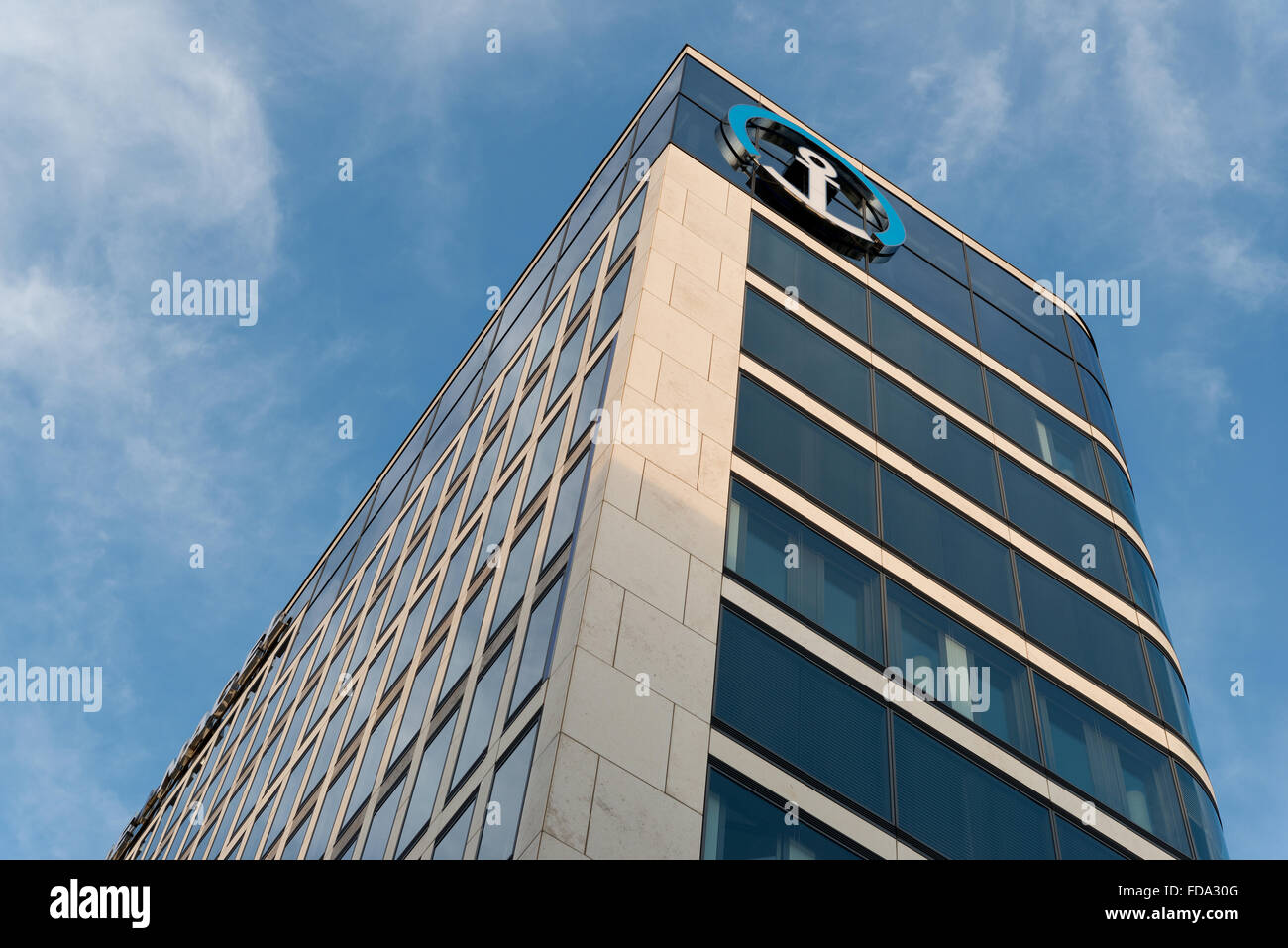 Hamburg, Germany, Office buildings and facilities of Kuehne and Nagel ...