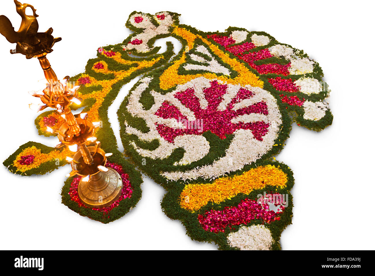Flower rangoli and diwali hi-res stock photography and images - Alamy
