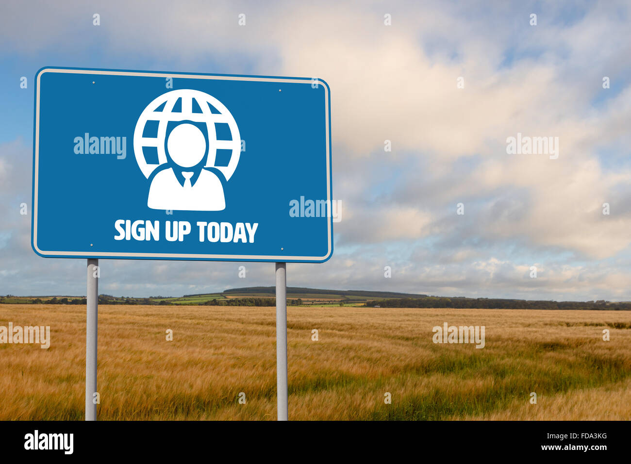 Green flieds hi-res stock photography and images - Alamy