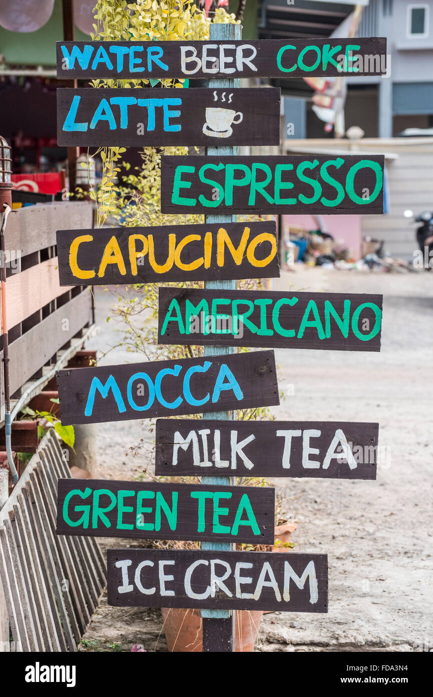Coconuts at roadside cafe hi-res stock photography and images - Alamy