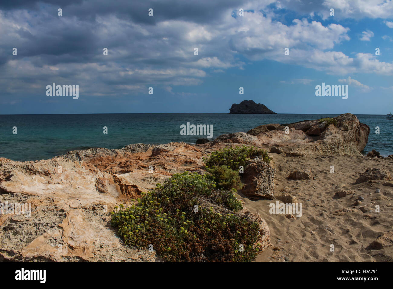 Exotic beaches - Xerocambos, Crete, Greece Stock Photo - Alamy