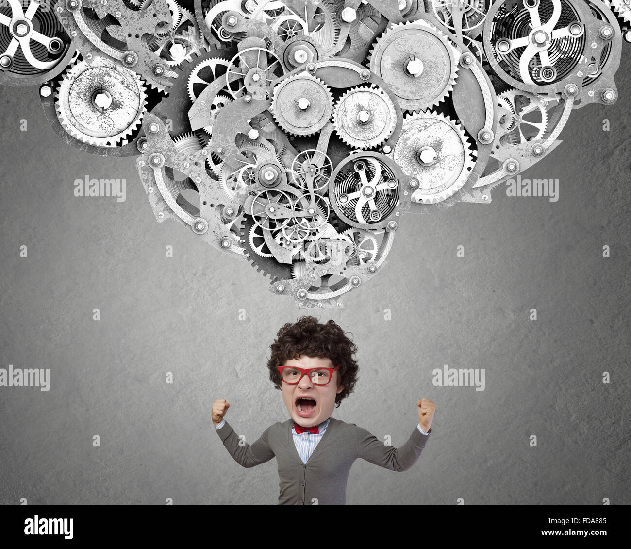 Big head gears hi-res stock photography and images - Alamy