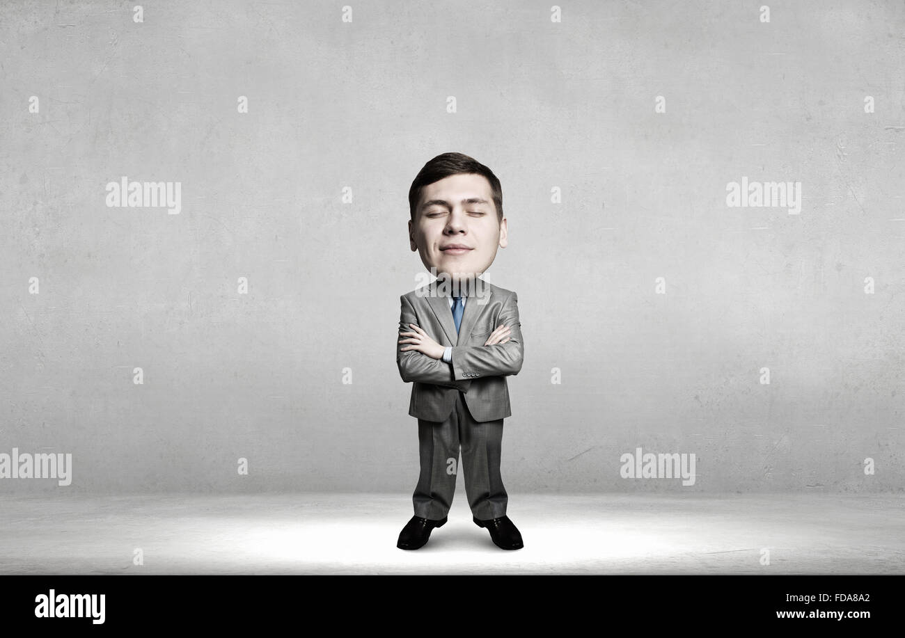 Cartoon man big brain thought hi-res stock photography and images - Alamy