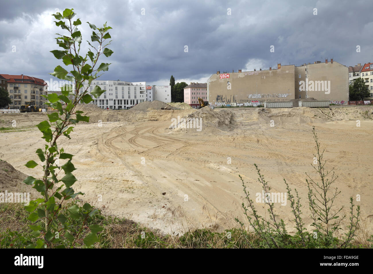 Berlin, Germany, excavation on the Freudenberg area Stock Photo - Alamy