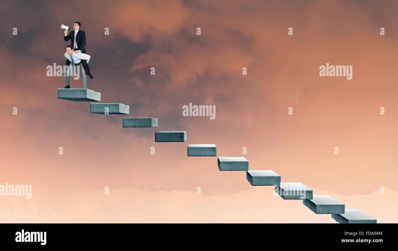 Astride ladder hi-res stock photography and images - Alamy