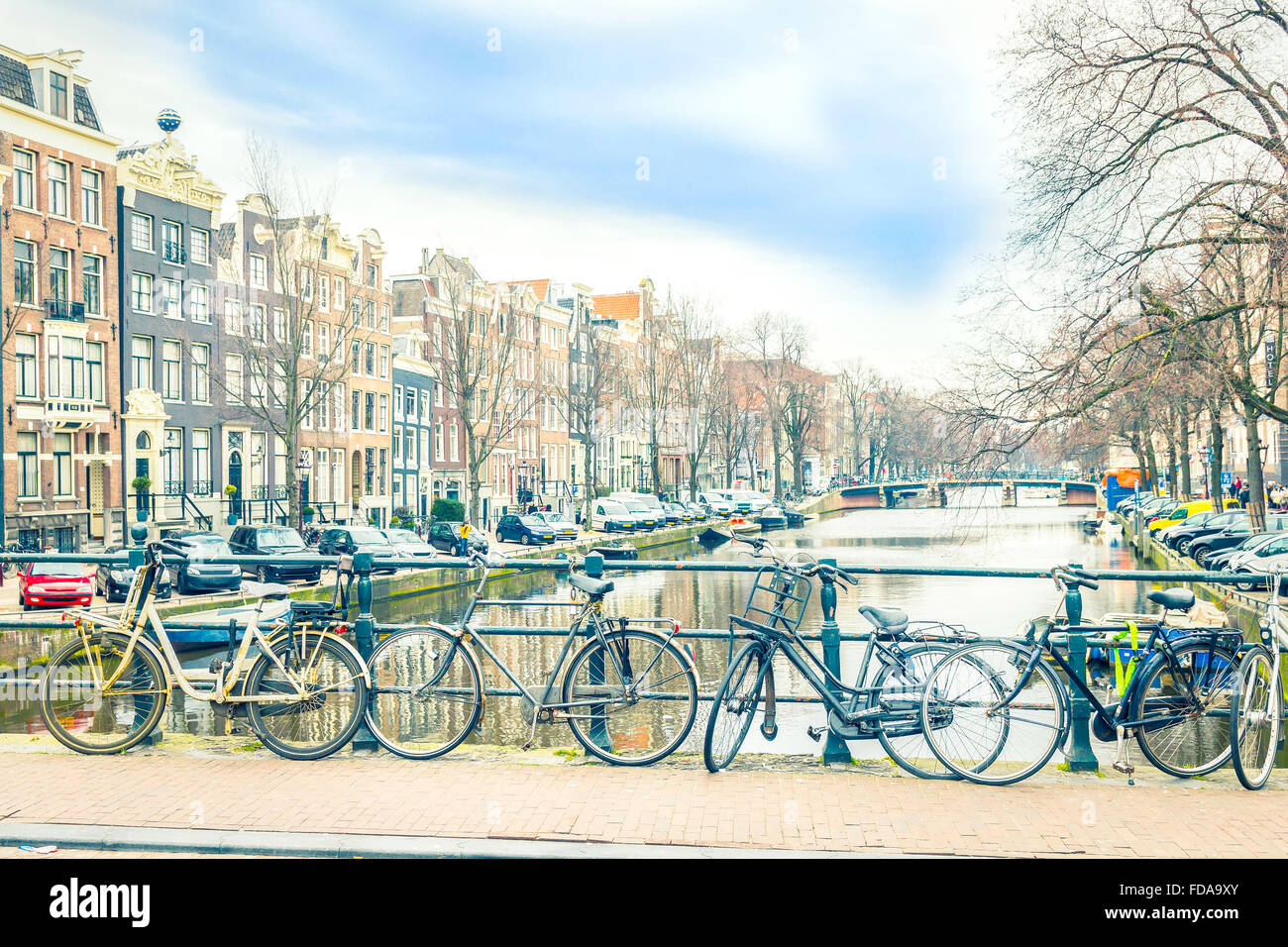 Bike travel amsterdam hi-res stock photography and images - Alamy