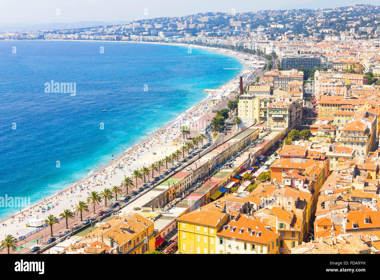 Aerial view of Nice, France Stock Photo - Alamy