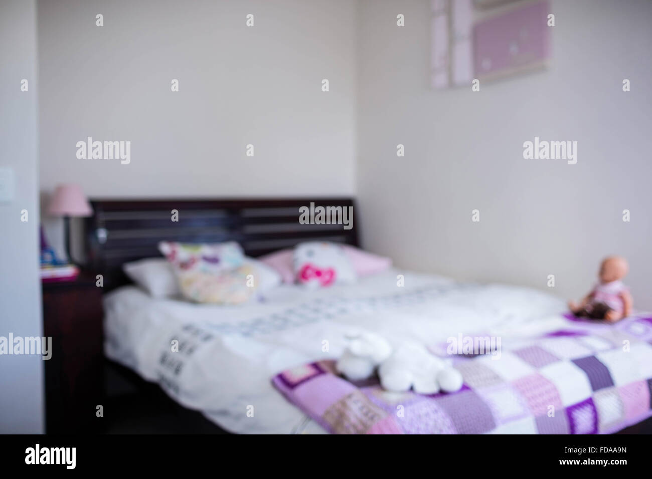 View of a bedroom Stock Photo - Alamy
