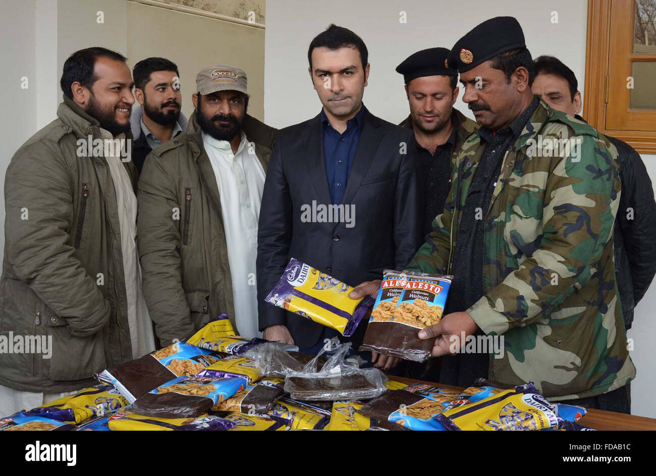 Customs Intelligence staffs are exposing recovered drugs worth millions ...