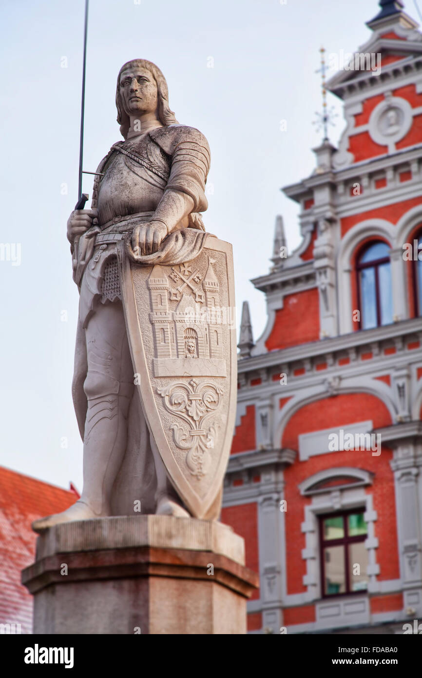 Latvia riga roland monument hi-res stock photography and images - Alamy