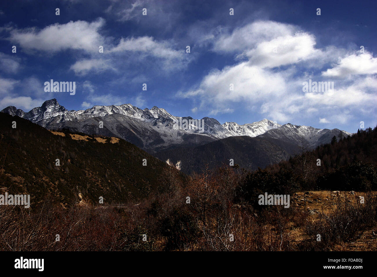 Danba County Ganzi Prefecture Sichuan Province Stock Photo - Alamy