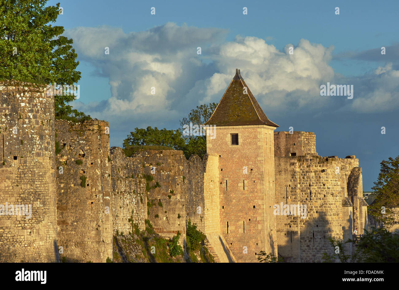 The medieval towers and ramparts in Provins, France Stock Photo - Alamy