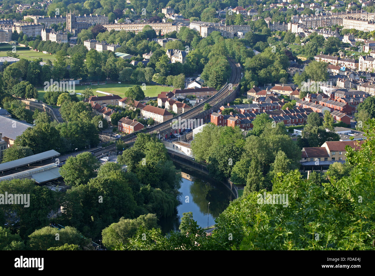 City scape view of Bath in Avon, England Stock Photo - Alamy